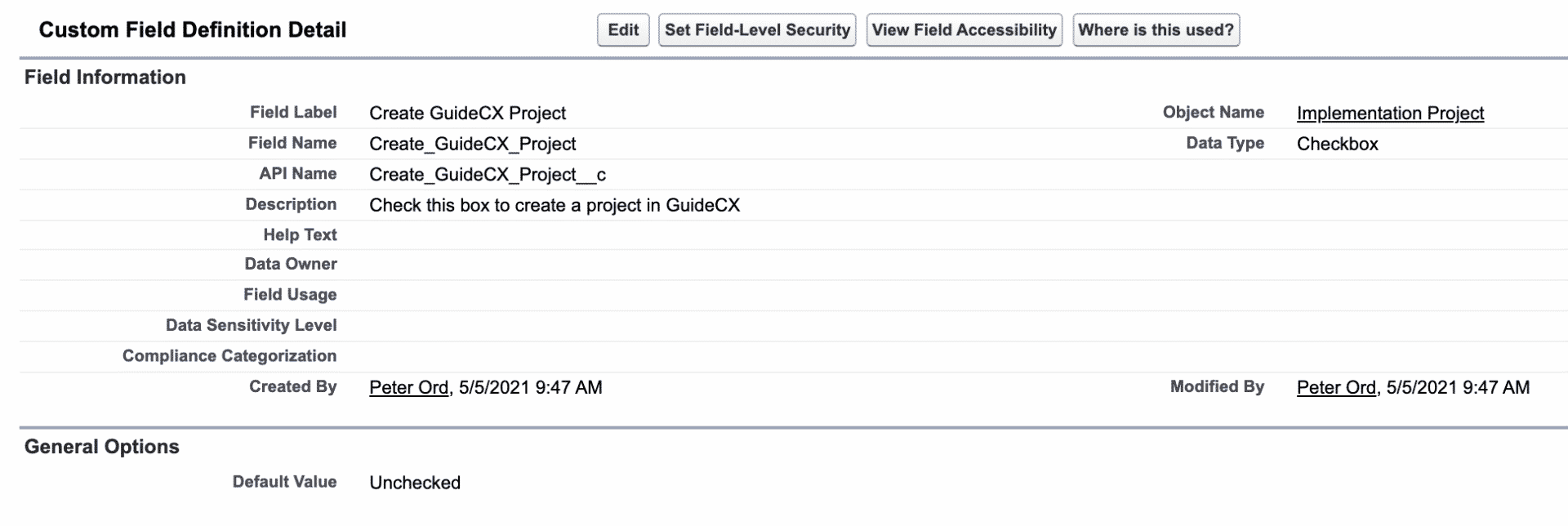 GuideCX and Salesforce Product Integration
