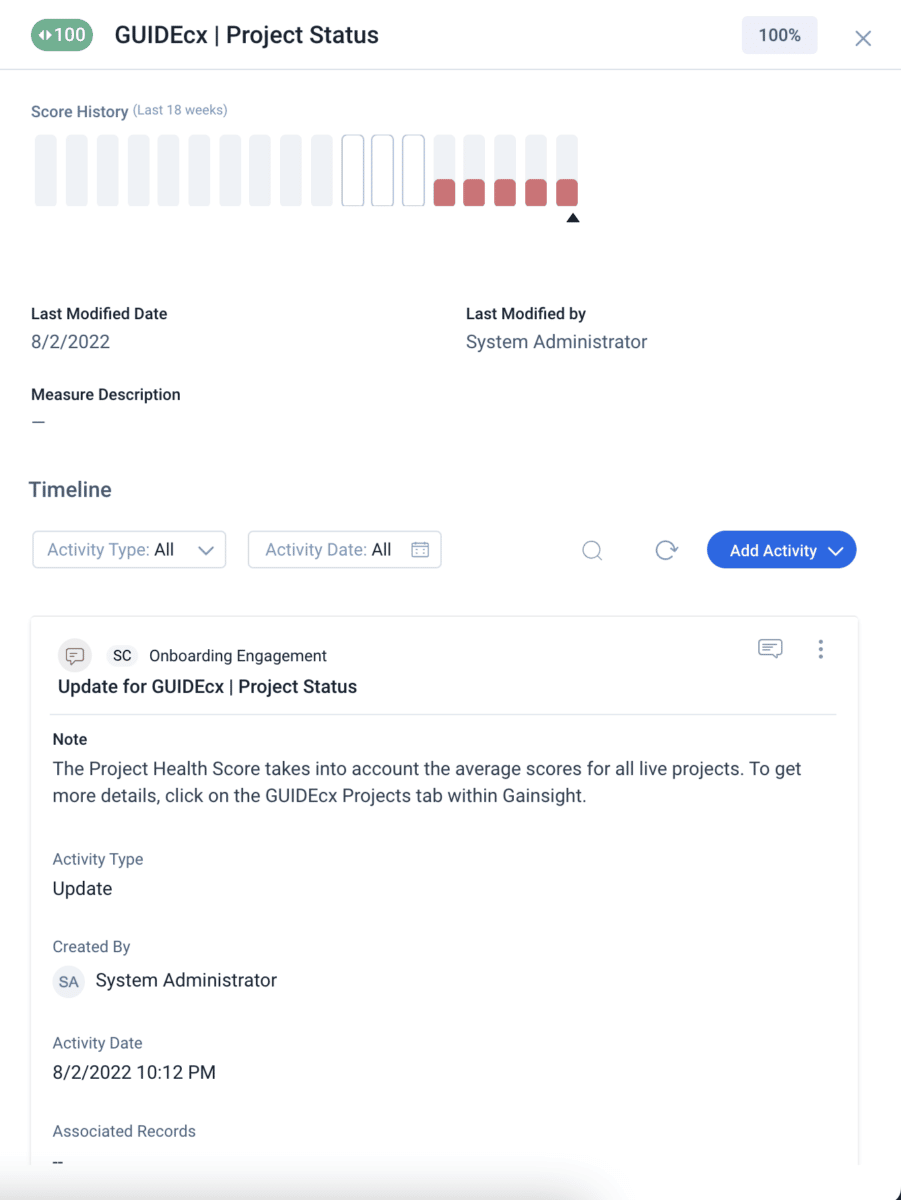 GUIDE And Gainsight Product Integration