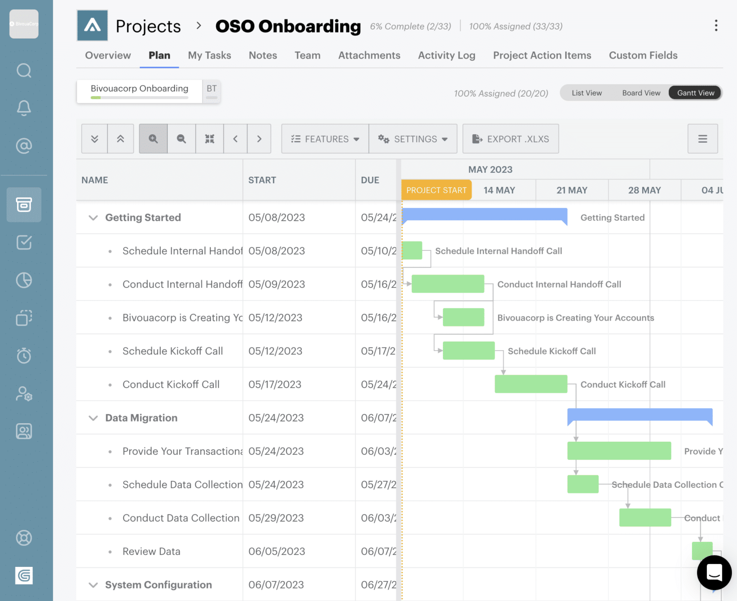 Project Management And Task Management Features
