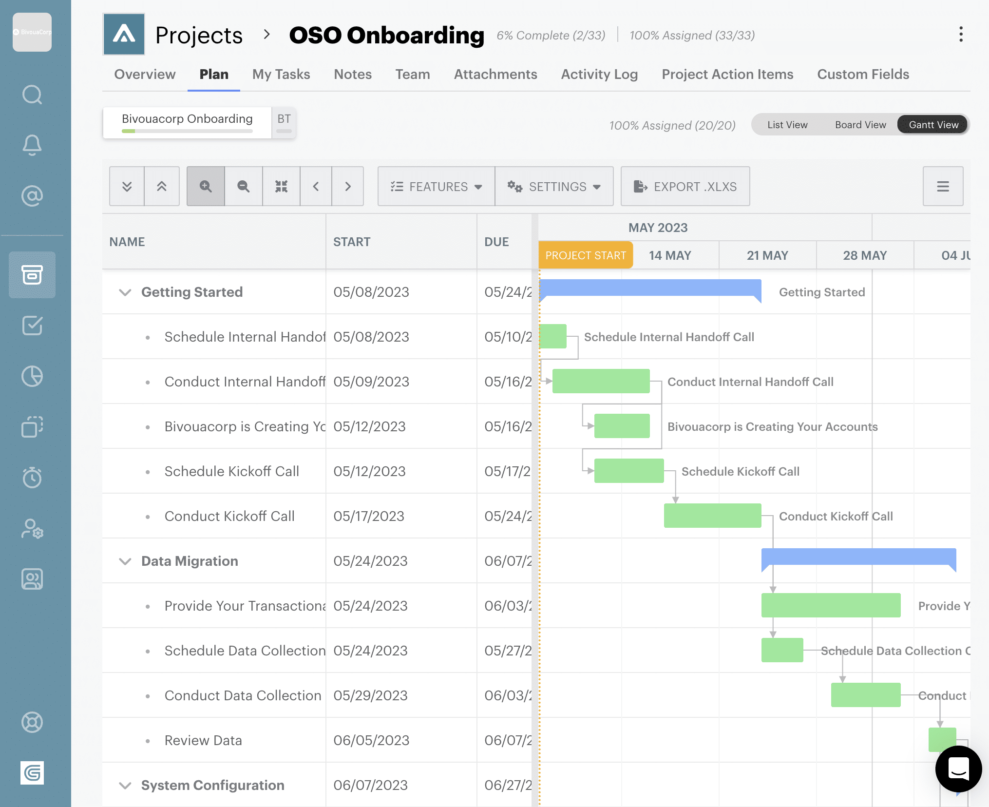 Project Management And Task Management Features