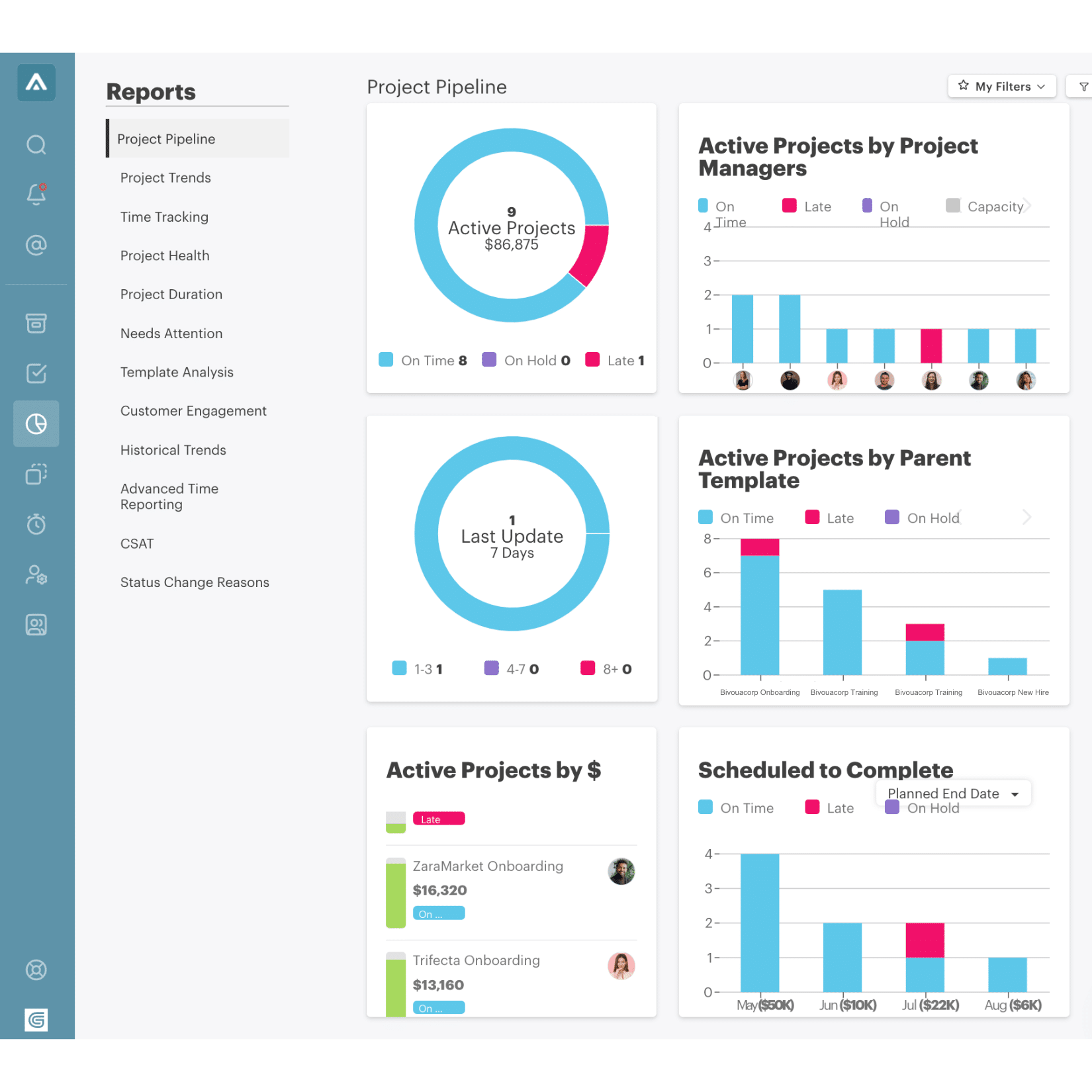 Navigate Through Your Projects with Advanced Reporting